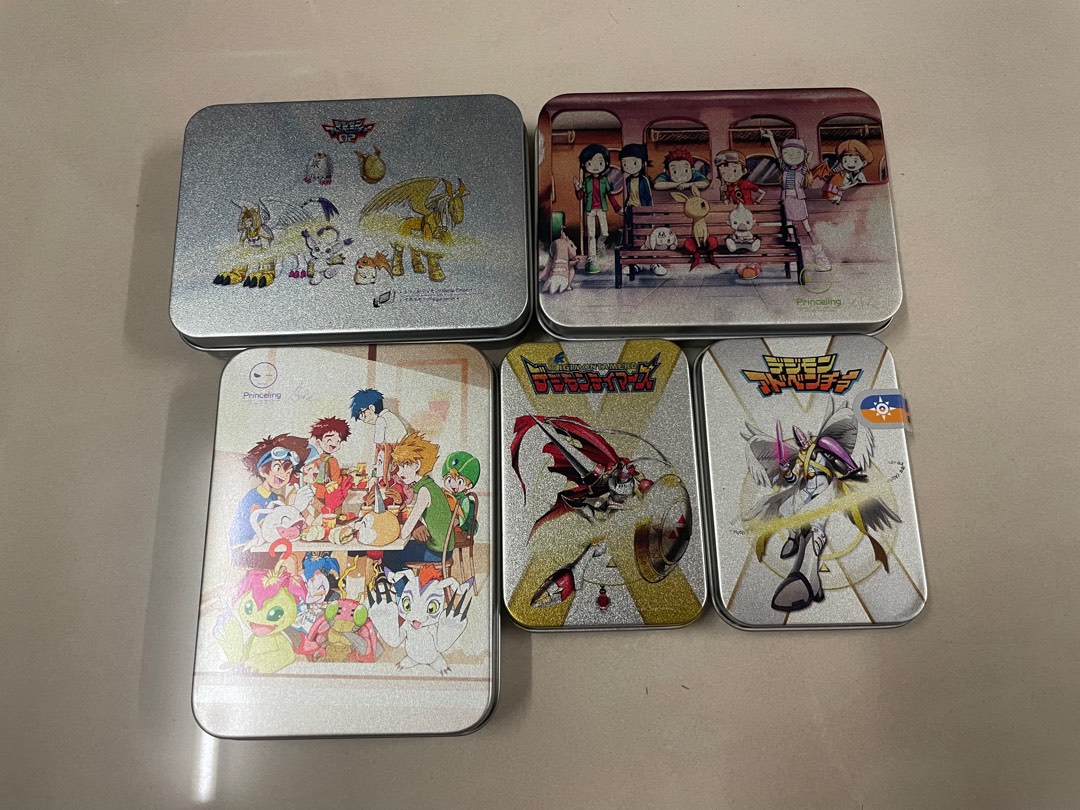 Digimon Card empty tin, Hobbies & Toys, Toys & Games on Carousell