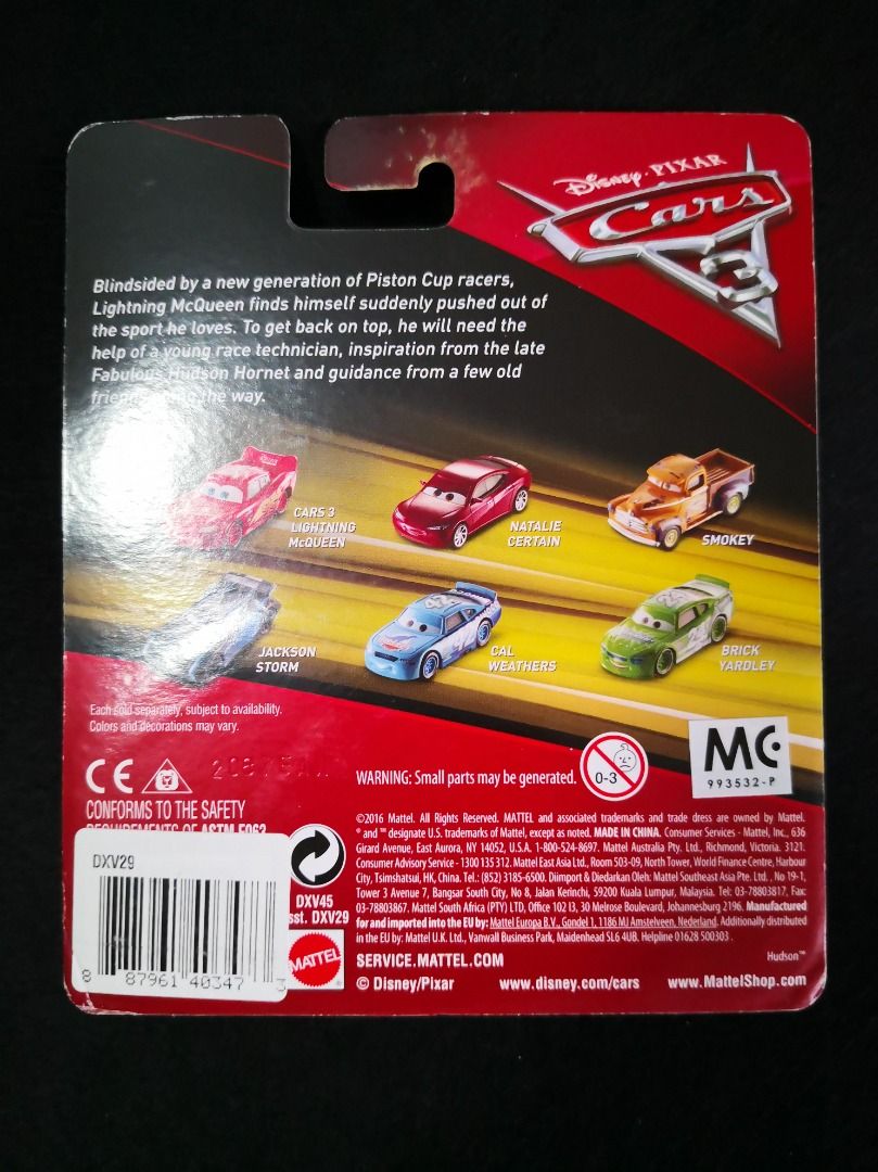 Disney Pixar Cars 3 Rust-Eze Racing Center Lightning McQueen Target ...