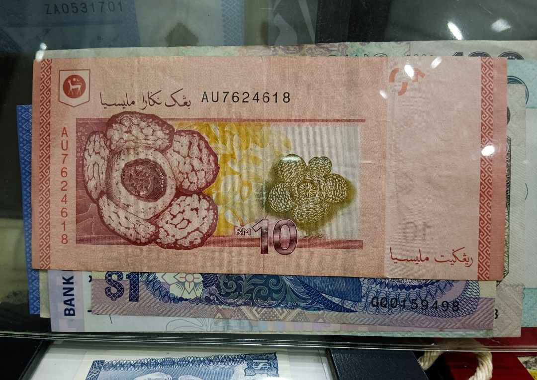 Duit malaysia RM10 bunga hitam, Hobbies & Toys, Collectibles ...