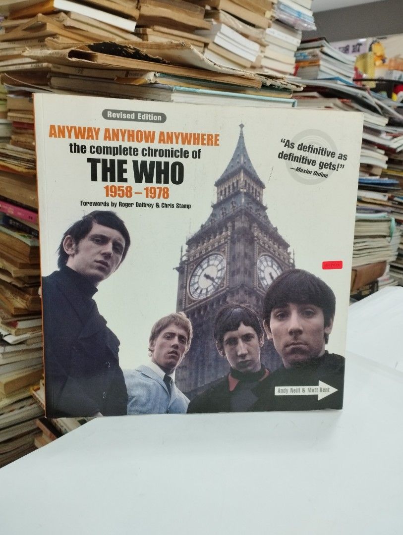 (ENG) Anyway Anyhow Anywhere The Complete Chronicle Of The Who 1958 - 1978, Hobbies & Toys ...