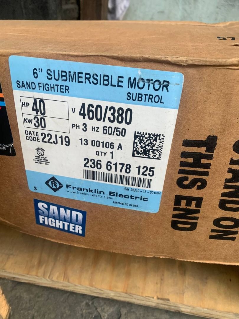 FRANKLIN W/ DYNAFLO SUBMERSIBLE PUMP, Commercial & Industrial ...