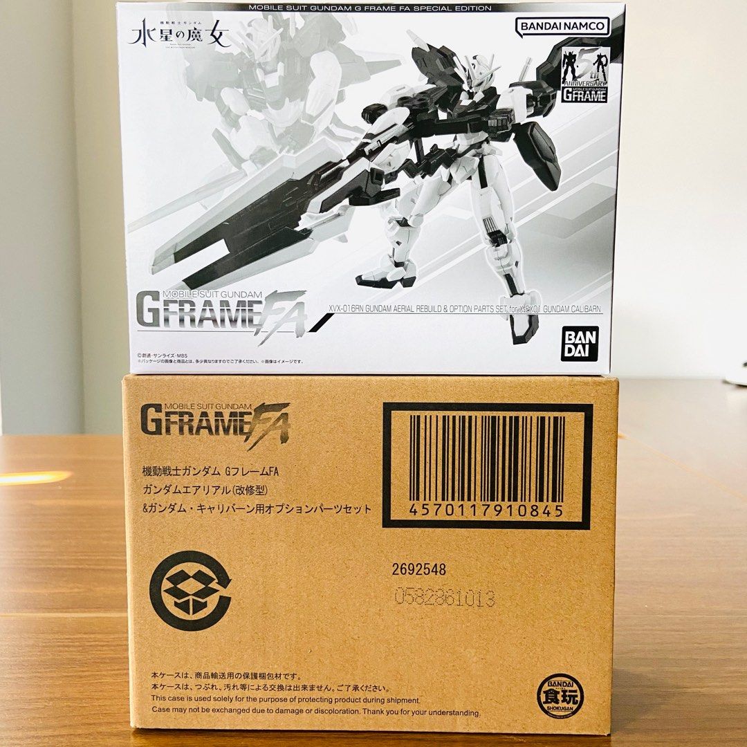 【現貨】G FRAME FA 風靈高達改修型 異靈高達配件 GUNDAM AERIAL REBUILD OPTION PARTS SET ...