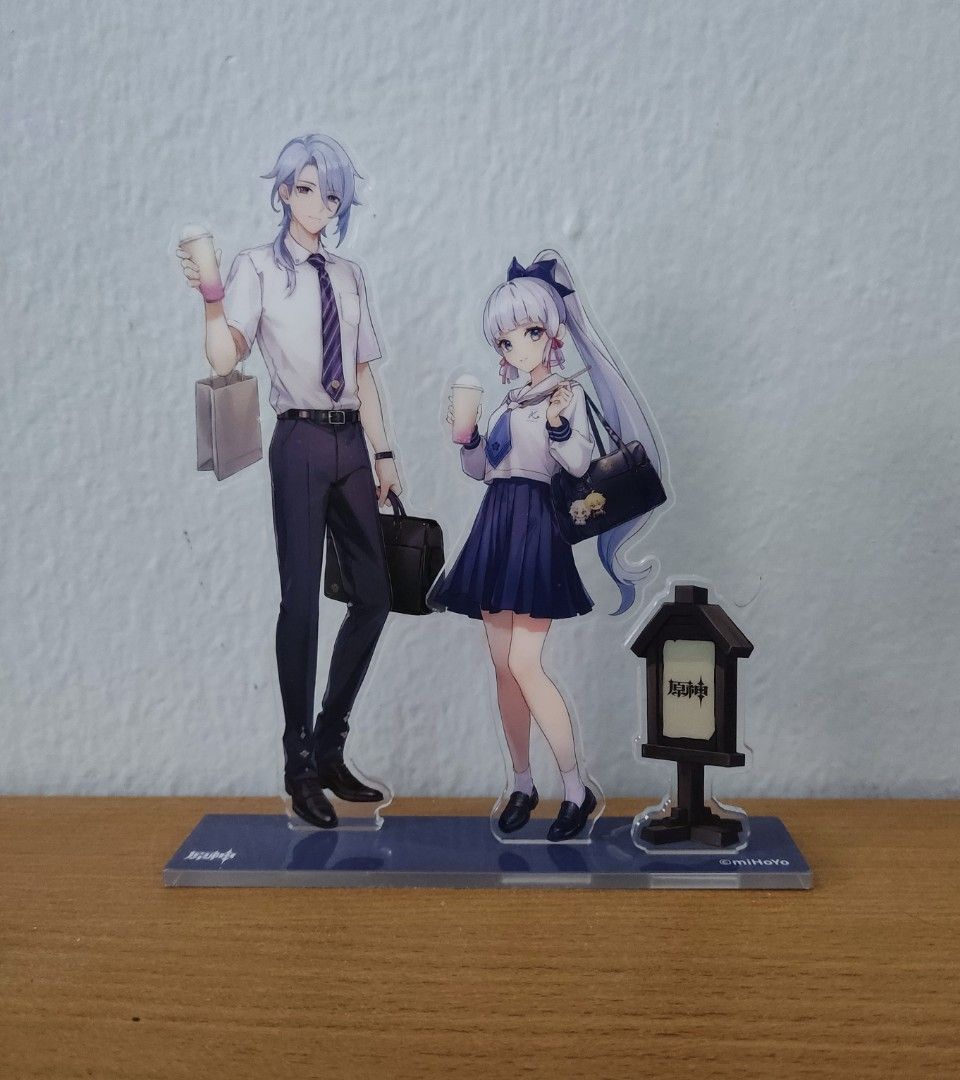 Genshin Impact Ayato Ayaka Heytea Acrylic Stand, Hobbies & Toys, Collectibles & Memorabilia, Fan ...