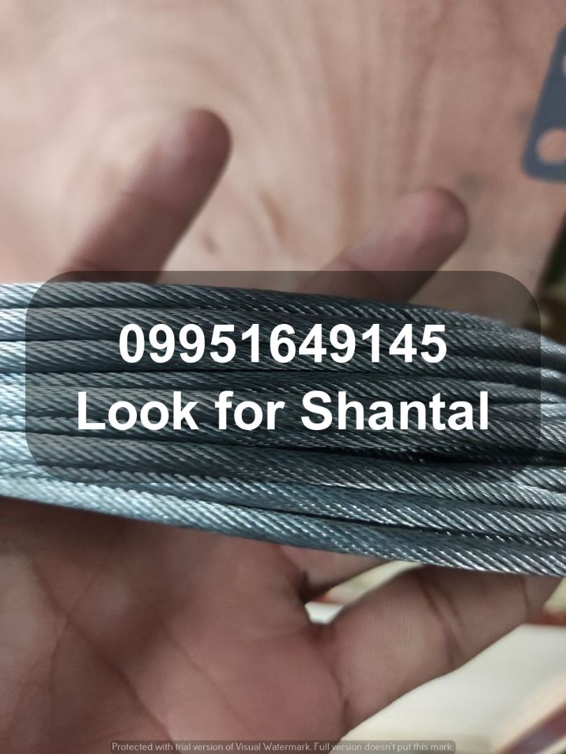 GI WIRE ROPE, Commercial & Industrial, Construction Tools & Equipment ...