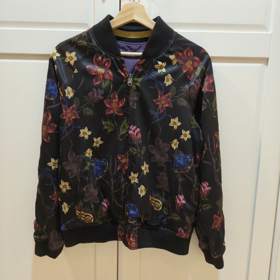 Glamb JoJo's Bizarre Adventure Giorno Giovanna Reversible Jacket, Men's ...