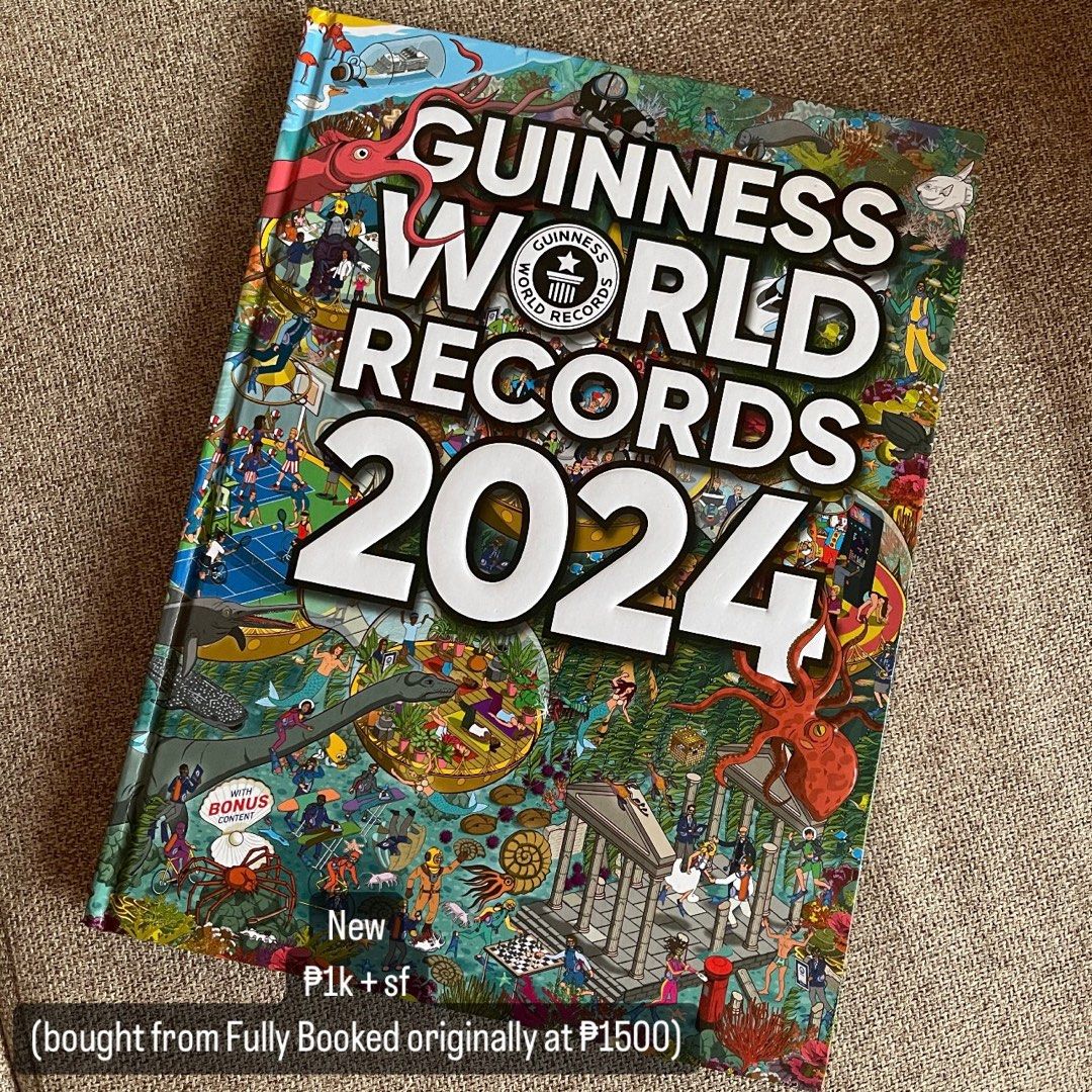 Guiness world records 2024, Hobbies & Toys, Books & Magazines, Children ...