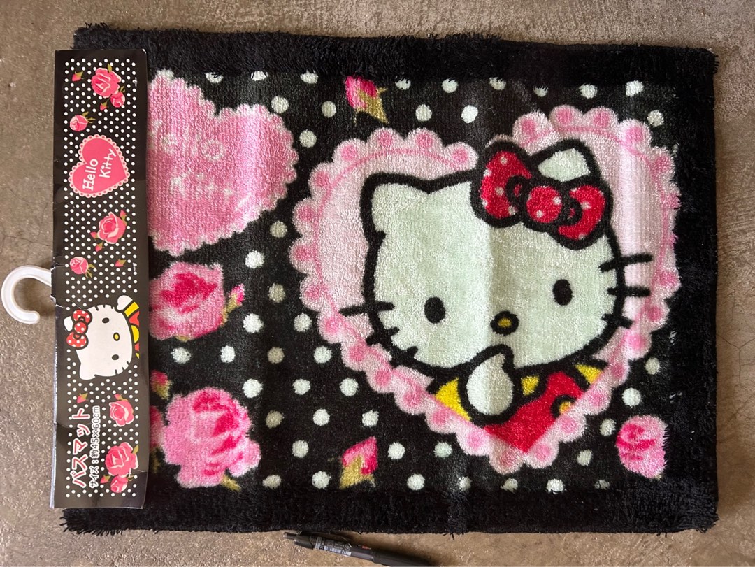 Hello kitty floor mat / home carpet, Furniture & Home Living, Home ...