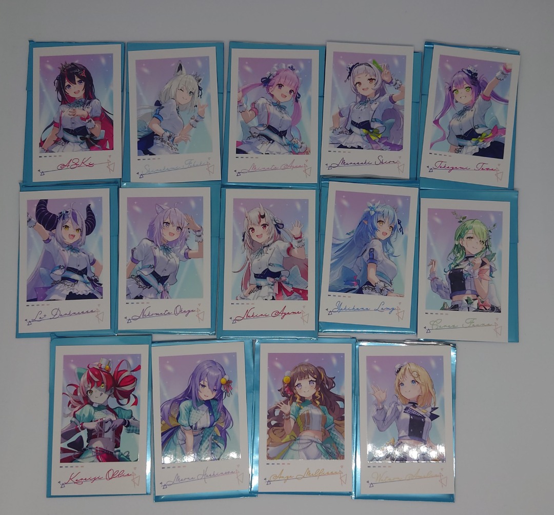 [包郵][現貨]Hololive 5th fes. 拍立得卡 AZKi 白上吹雪 拉普拉斯 雪花菈米 常闇永遠, 興趣及遊戲, 收藏品及紀念品, 日本明星 - Carousell