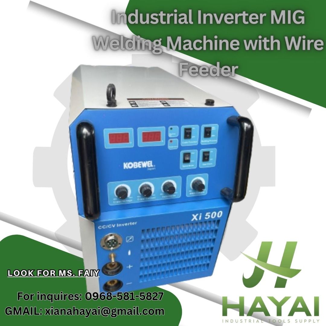 Industrial Inverter MIG Welding Machine With Wire Feeder, Commercial ...