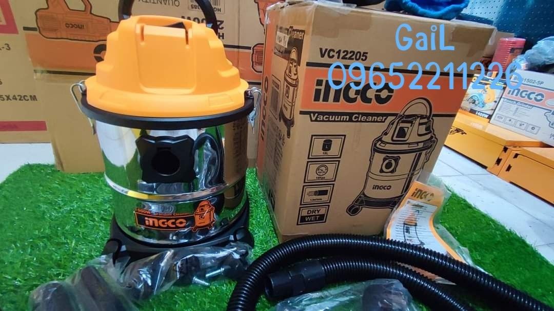 INGCO 15L, 1000W Wet & Dry Vacuum Cleaner - VC12205, Furniture & Home ...