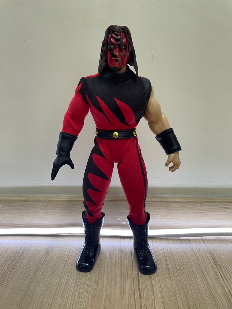 JAKKS Pacific WWF Kane Federation Fighters F2 12" Poseable Figure 1999 ...