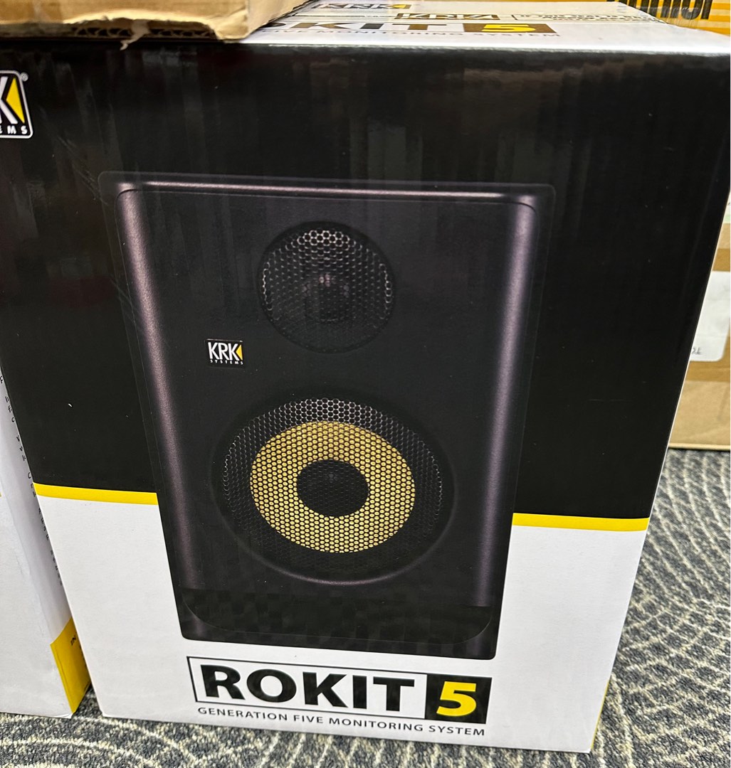 KRK ROKIT 5 NEW G5 POWERED STUDIO MONITOR (PAIR), Audio, Soundbars ...