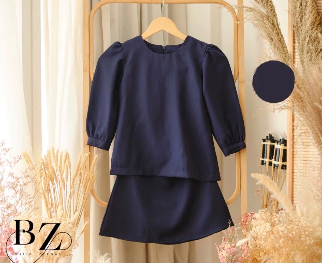 Kurung Baby 1-2y (navy blue), Babies & Kids, Babies & Kids Fashion on Carousell