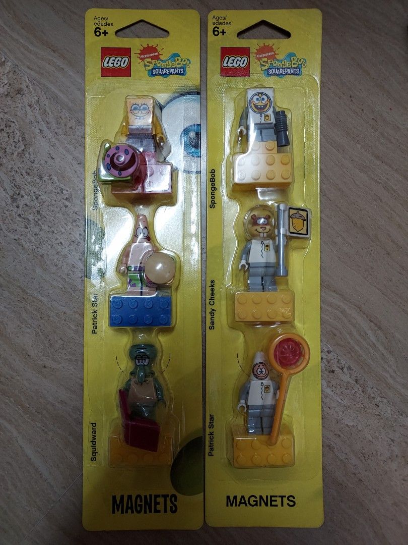 Lego Spongebob Harry Potter Indiana Jones Prince of Persia Magnets Set ...
