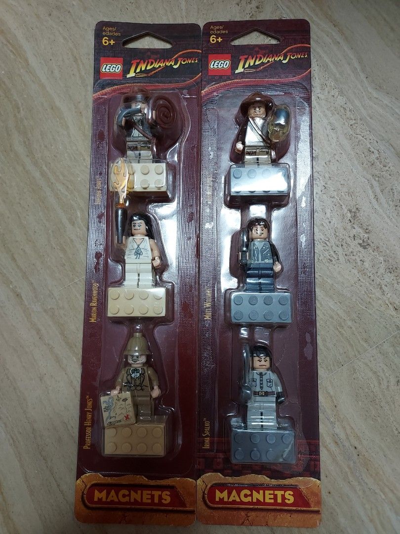Lego Spongebob Harry Potter Indiana Jones Prince of Persia Magnets Set ...
