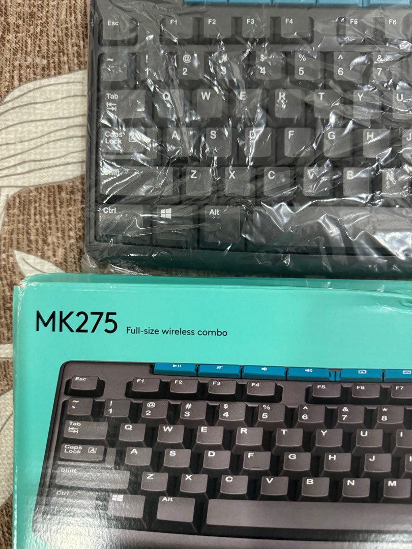 Logitech Mk275 Wireless Keyboard And Mouse Combo 2 4 Ghz Wireless Compact Wireless Mouse Black