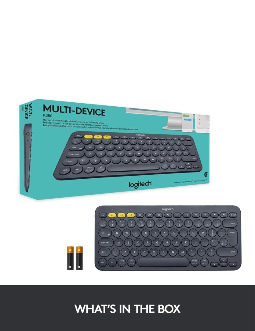 Logitech Multi-device Keyboard, Computers & Tech, Parts & Accessories, Computer Keyboard on ...