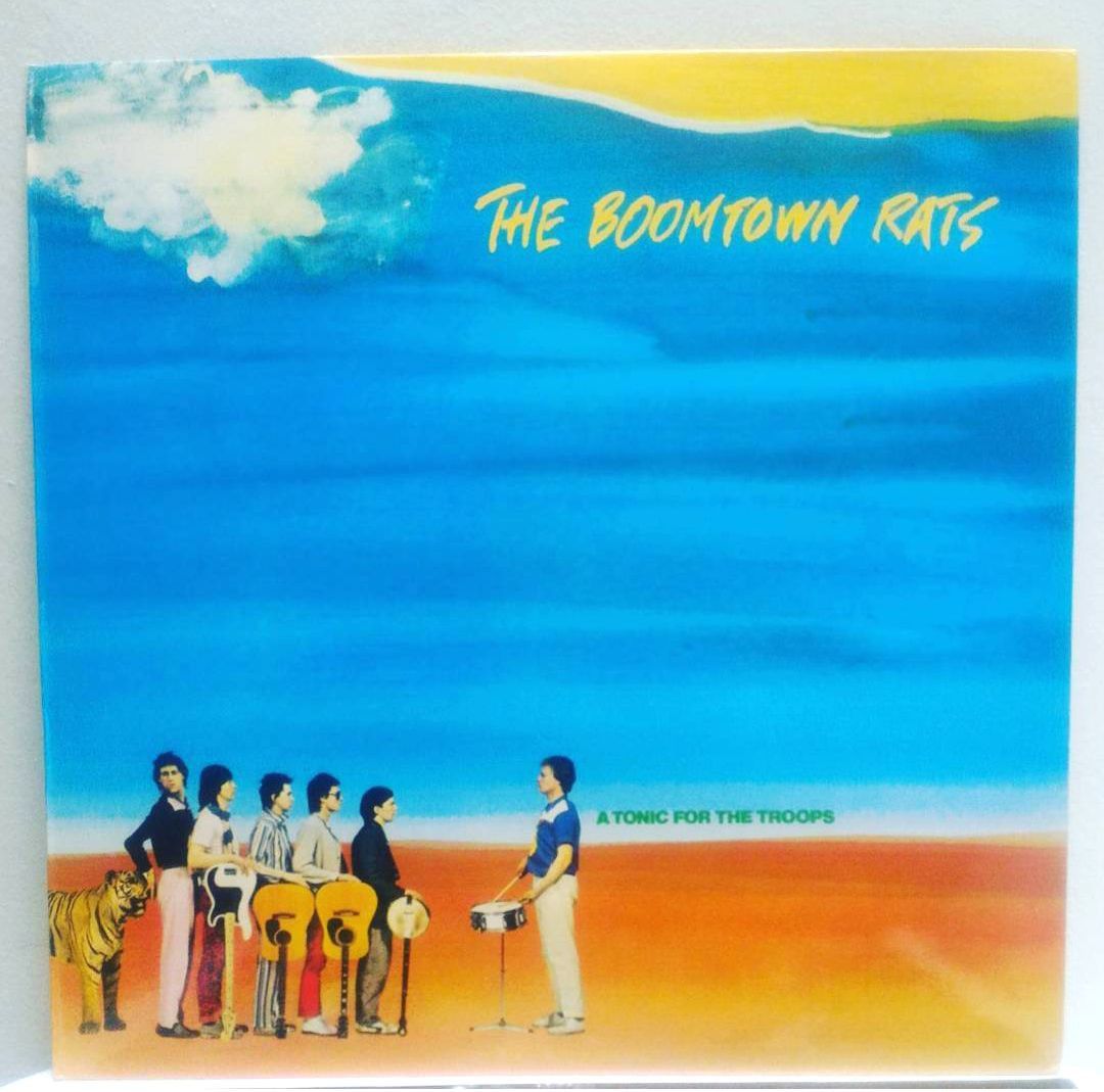 Lp Punk Rock THE BOOMTOWN RATS vinyls records piring hitam vintage ...