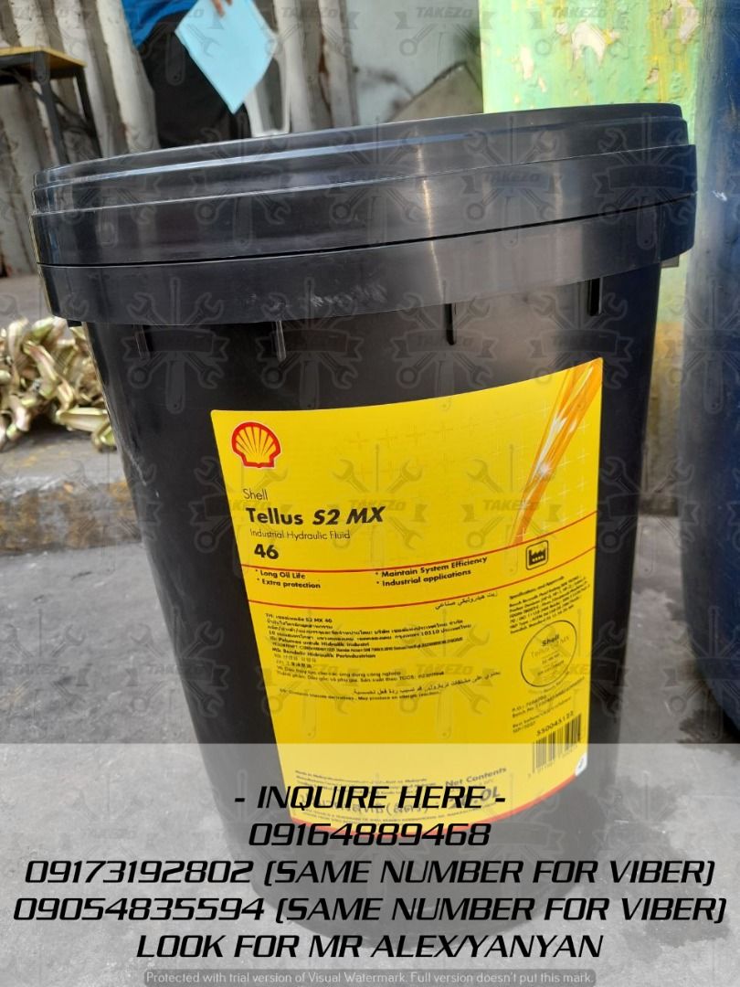 LUBRICHEM SHELL TELLUS S2 MX, Commercial & Industrial, Construction & Building Materials on ...