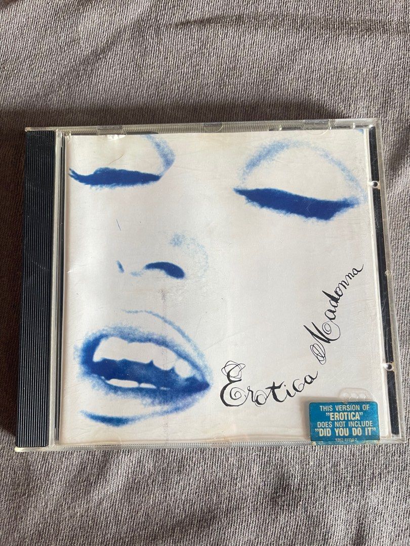MADONNA - EROTICA ( MADE IN GERMANY ), Hobbies & Toys, Music & Media, CDs & DVDs on Carousell