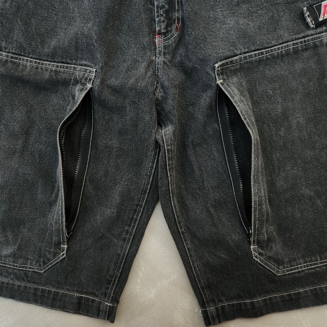 Mecca Acid-washed Utility Jorts, Men's Fashion, Bottoms, Shorts on ...