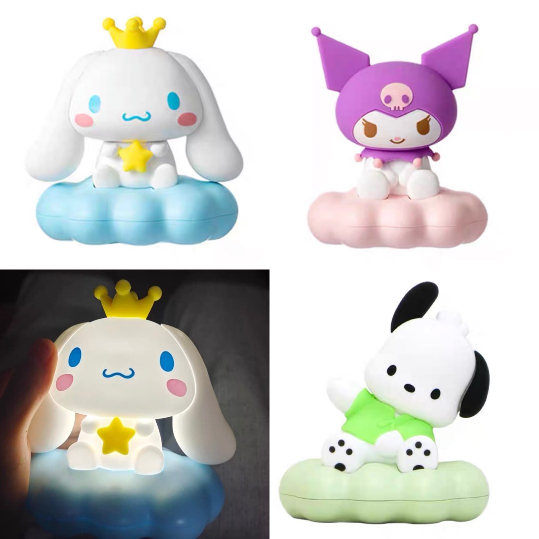 MINISO SANRIO NIGHT LAMP KUROMI, CINAMONROLL ,POCHACO, Hobbies & Toys ...