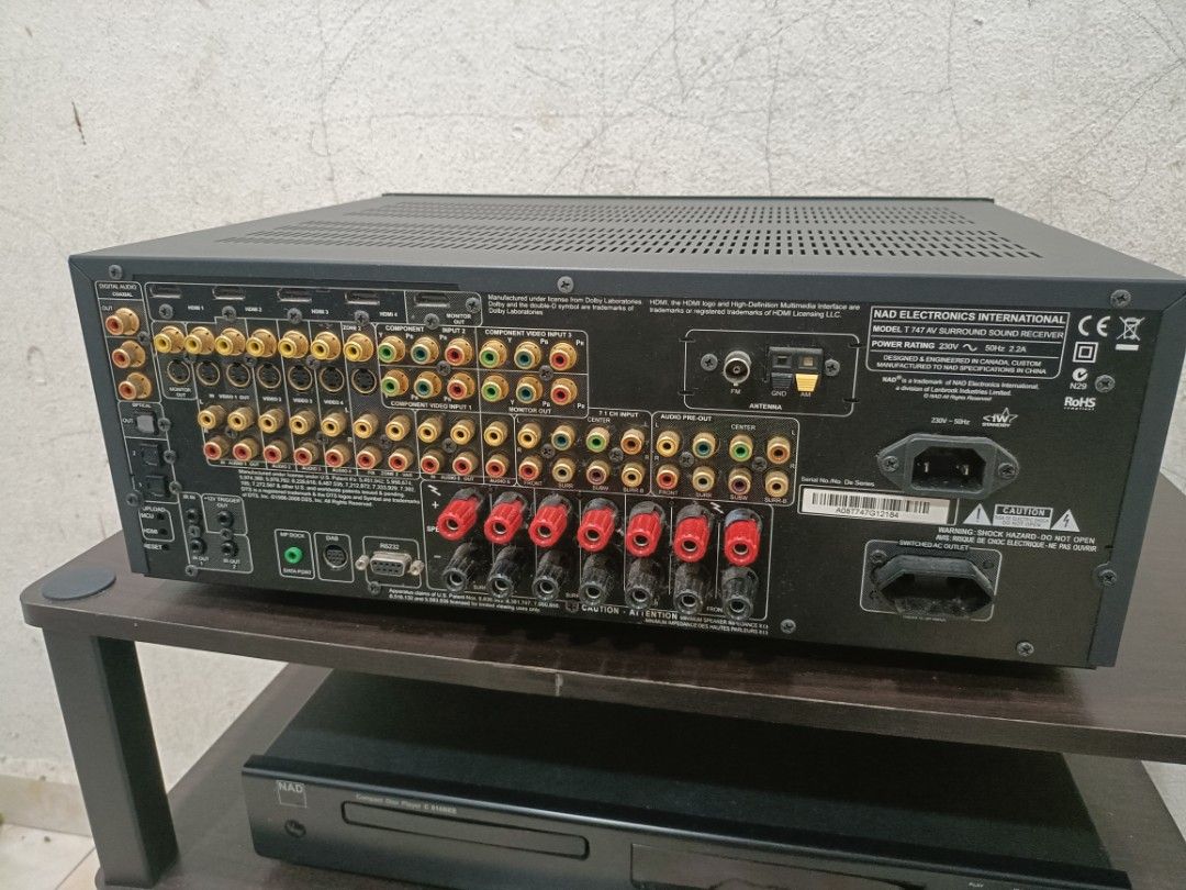 NAD 747 Receiver Amplifier, Audio, Soundbars, Speakers & Amplifiers on ...