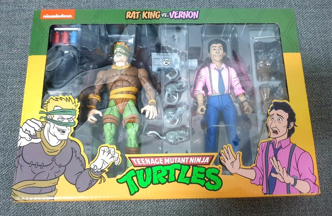 Neca Rat King vs Vernon TMNT Teenage Mutant Ninja Turtles, Hobbies ...