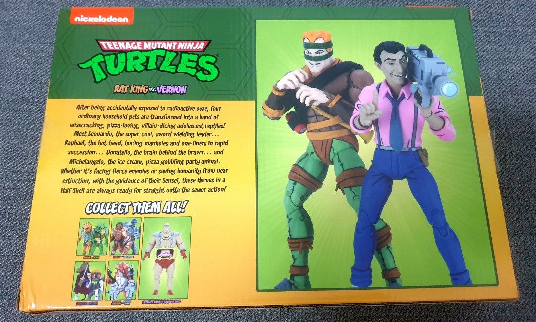 Neca Rat King vs Vernon TMNT Teenage Mutant Ninja Turtles, Hobbies ...
