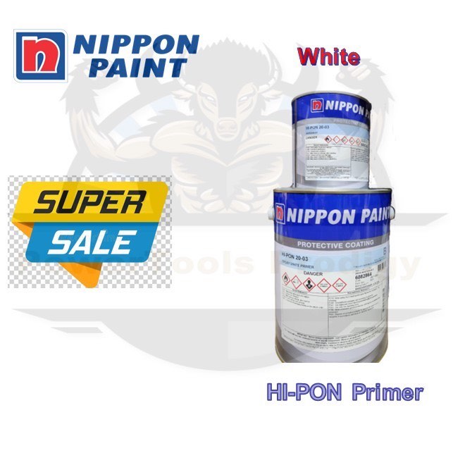 NIPPON PAINT HI-PON 20-03 EPOXY WHITE PRIMER WITH HARDENER [COMP A ...