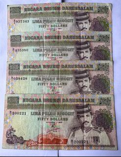 50 years Brunei- Singapore notes, Hobbies & Toys, Memorabilia ...