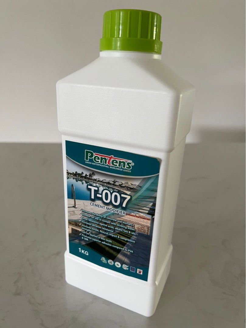 PENTENS T-007 Cement Modifier Waterproofing Primer Acrylic Polymer, 1kg ...