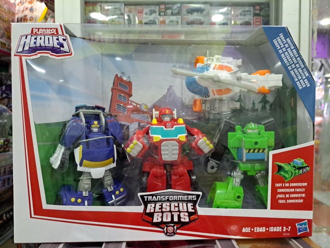 PLAYSKOOL HERDES TRANSFORMERS RESCUE BOTS, 興趣及遊戲, 玩具 & 遊戲類 - Carousell