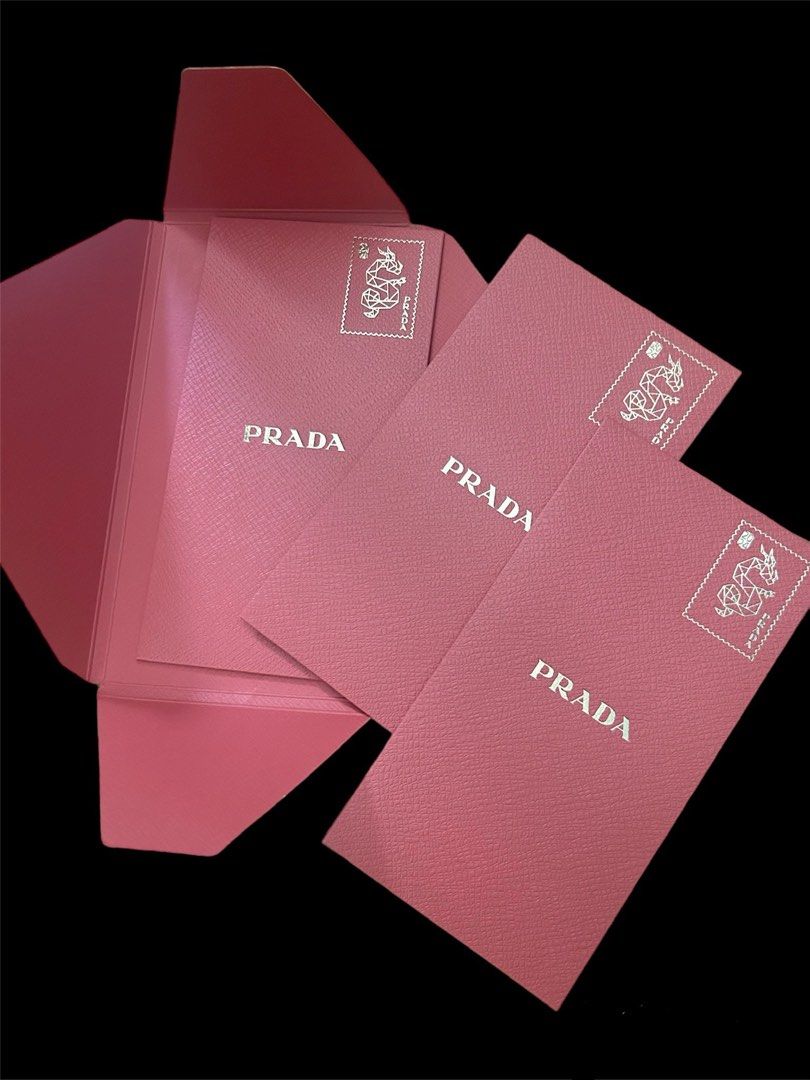 Prada beauty red packet 2024, Hobbies & Toys, Stationery & Craft, Art ...