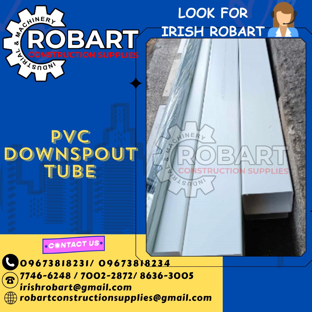 PVC Downspout Tube, Commercial & Industrial, Construction Tools ...