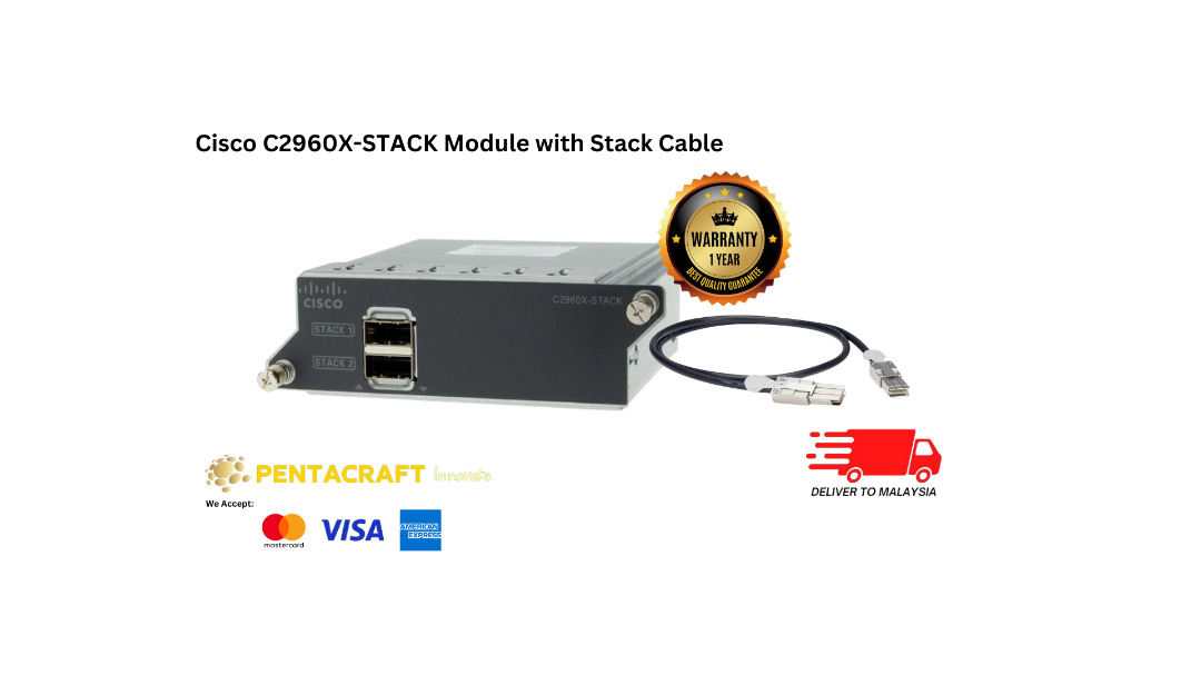 Refurbished Cisco C2960X-STACK Module with Stack Cable | 1 Year ...
