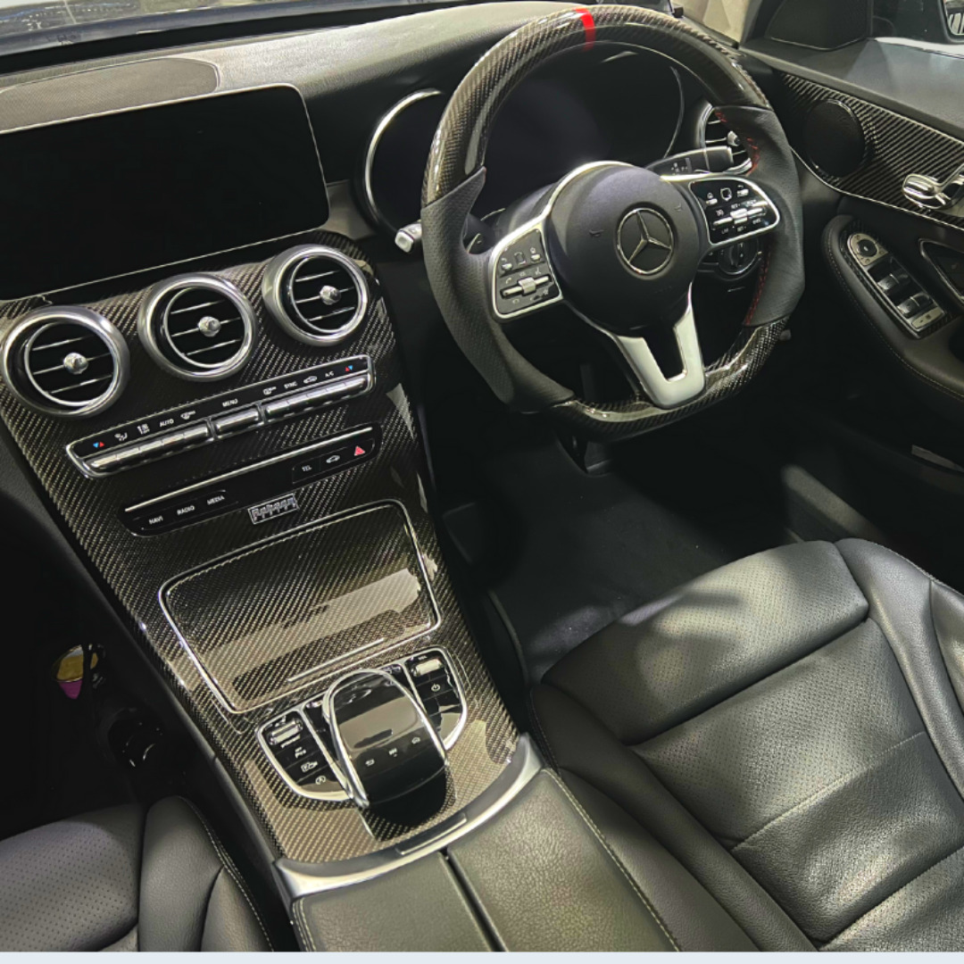 Robson Design Mercedes W205 C class carbon fiber steering wheel ONLY ...