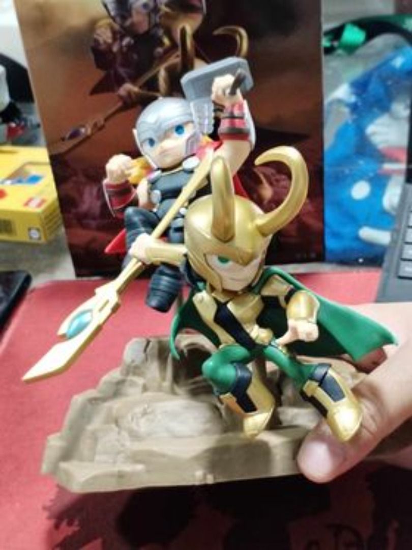 SEGA Luminasta MARVEL GURIHIRU ART Thor and Loki Figure, Hobbies & Toys ...