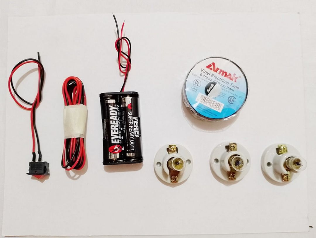 SIMPLE ELECTRIC CIRCUIT KIT FOR DIY EXPERIMENT EDUCATIONAL SCIENCE ...