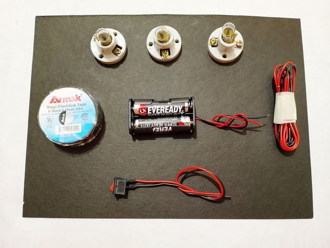 SIMPLE ELECTRIC CIRCUIT KIT FOR DIY EXPERIMENT EDUCATIONAL SCIENCE ...