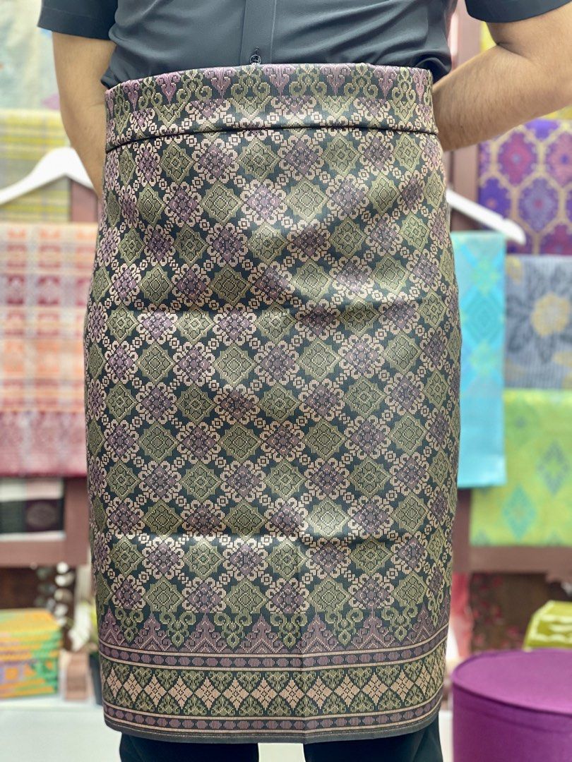 Songket sampin warna raya, Men's Fashion, Muslim Wear, Accessories on ...