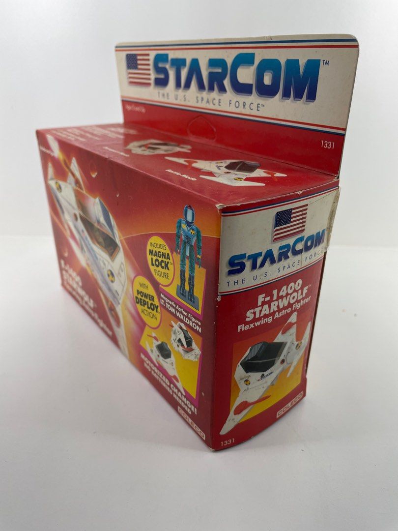 Starcom Vintage 1987 Coleco F1400 Starwolf Astro Fighter Complete with ...