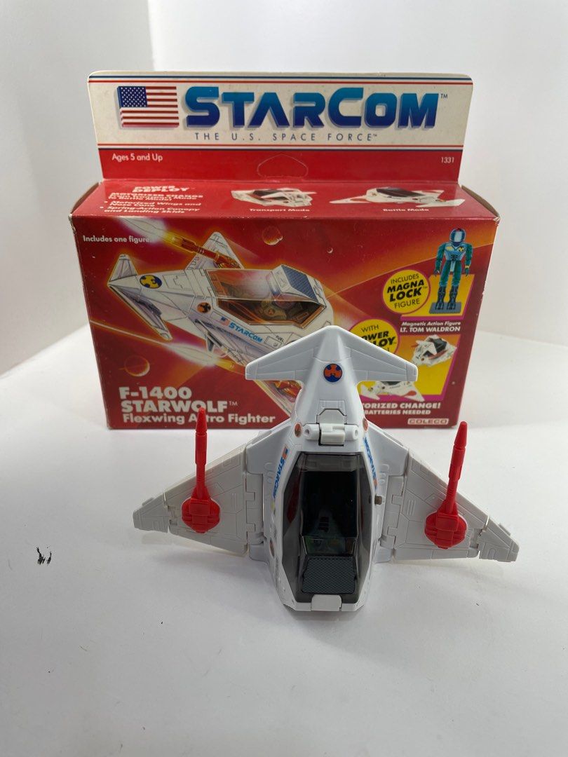 Starcom Vintage 1987 Coleco F1400 Starwolf Astro Fighter Complete with ...