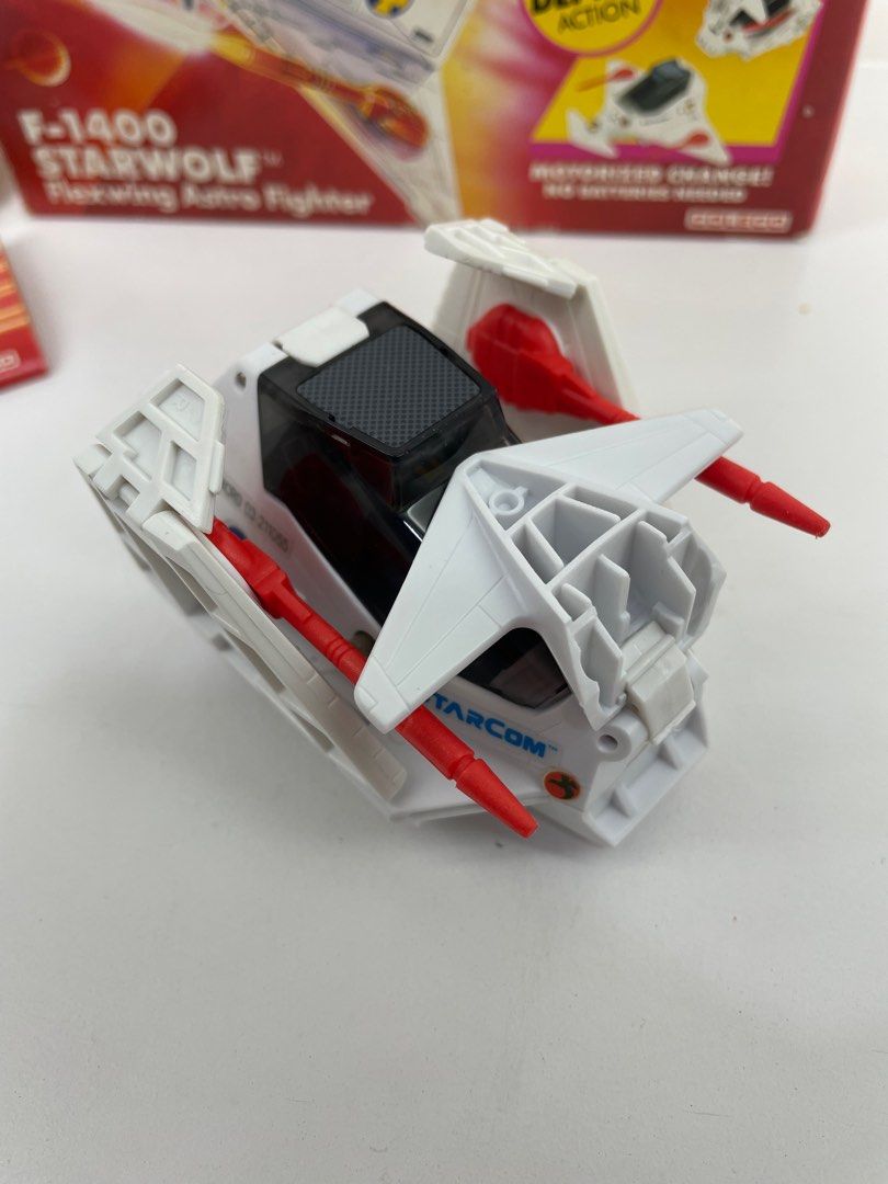 Starcom Vintage 1987 Coleco F1400 Starwolf Astro Fighter Complete with ...