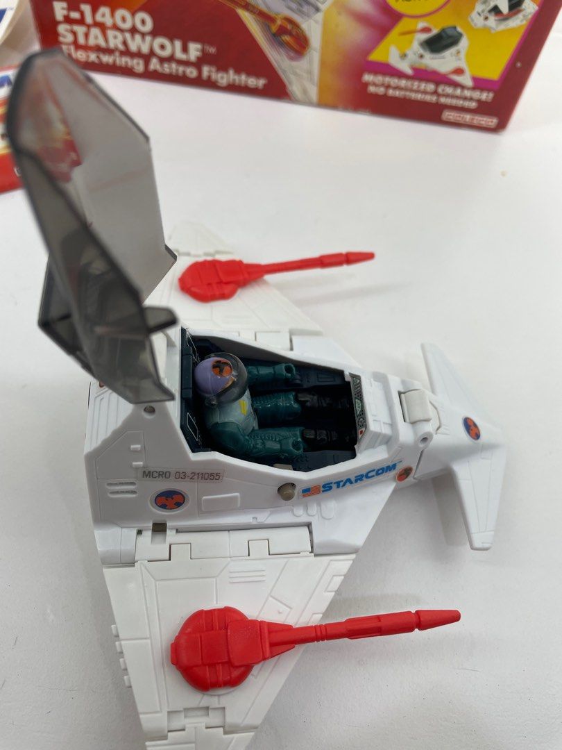 Starcom Vintage 1987 Coleco F1400 Starwolf Astro Fighter Complete with ...