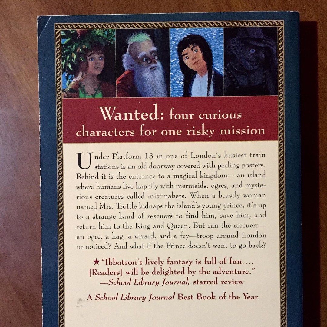 The Secret of Platform 13 by Eva Ibbotson, Illustrated by Sue Porter ...