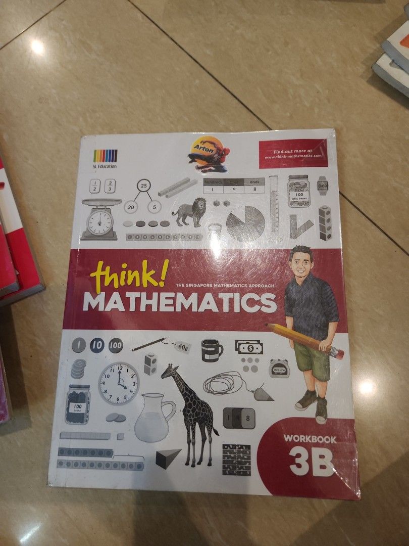 Think mathematics textbook primary 3B (free workbook), Buku & Alat Tulis, Buku Pelajaran di ...