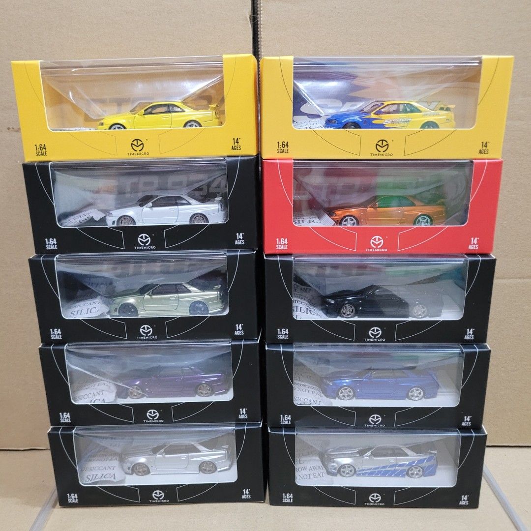 Time Micro Nissan Skyline R34 (Unsealed), Hobbies & Toys, Toys & Games ...
