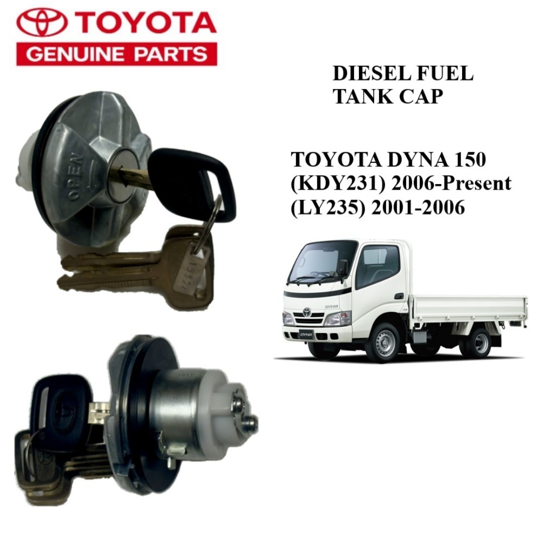 TOYOTA DYNA DIESEL TANK FILLER CAP REPLACEMENT, Car Accessories ...