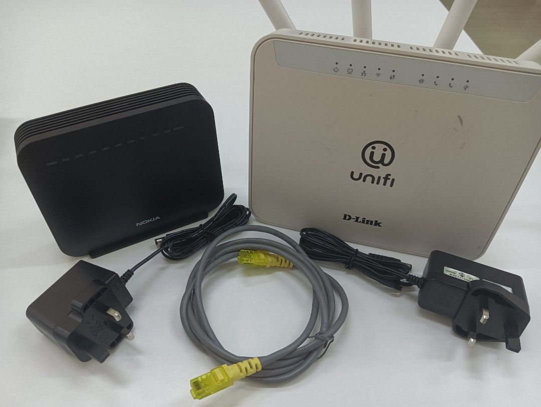 Unifi Modem & Router (With Cable & Adapter), Computers & Tech, Parts & Accessories, Networking ...